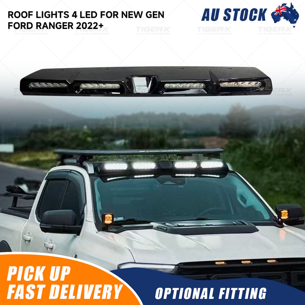NEW Roof LED Light Bar Light Pod Attachable For NEW GEN FORD RANGER ...