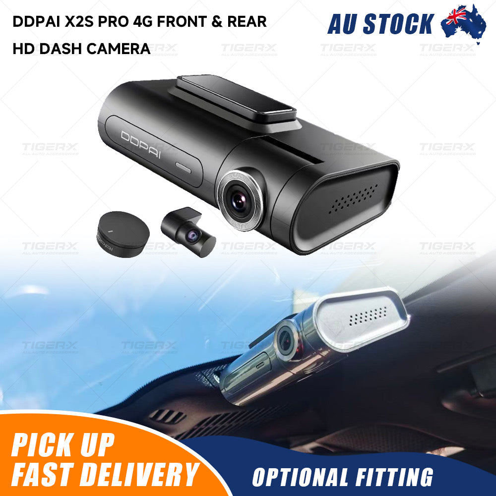 DDPai X2S PRO 4G Front & Rear HD Car Dash Cam Camera – TIGER-X AUTO